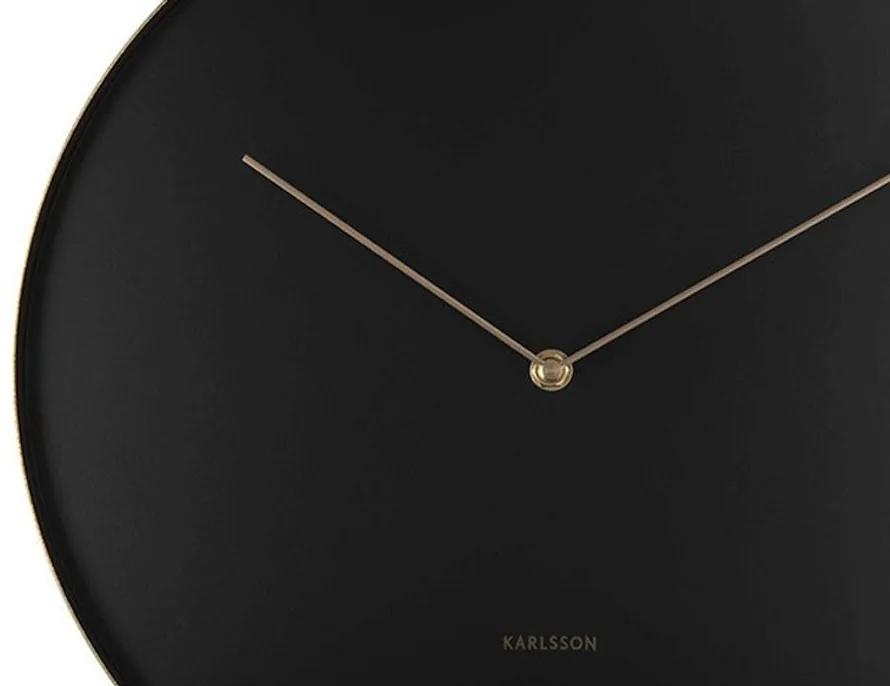 Designové nástěnné hodiny Karlsson KA5765BK 34cm