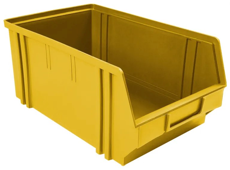 Plastové boxy BASIC typ C, 205 x 335 x 149 mm, 21 ks, žlutooranžová
