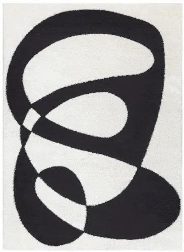 Hans Home | Kusový koberec Mode 8531 abstract cream/black - 160x220