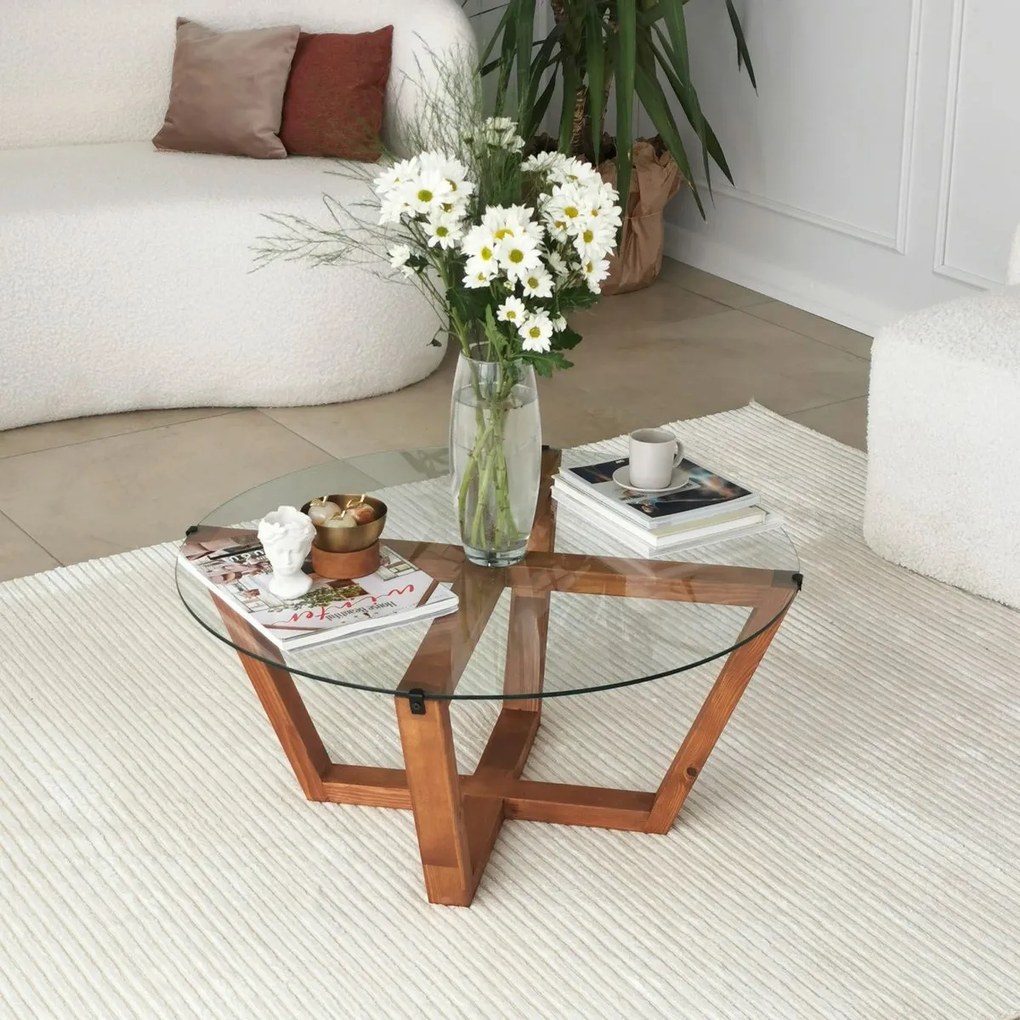 Konferenční stolek Lotus Wooden