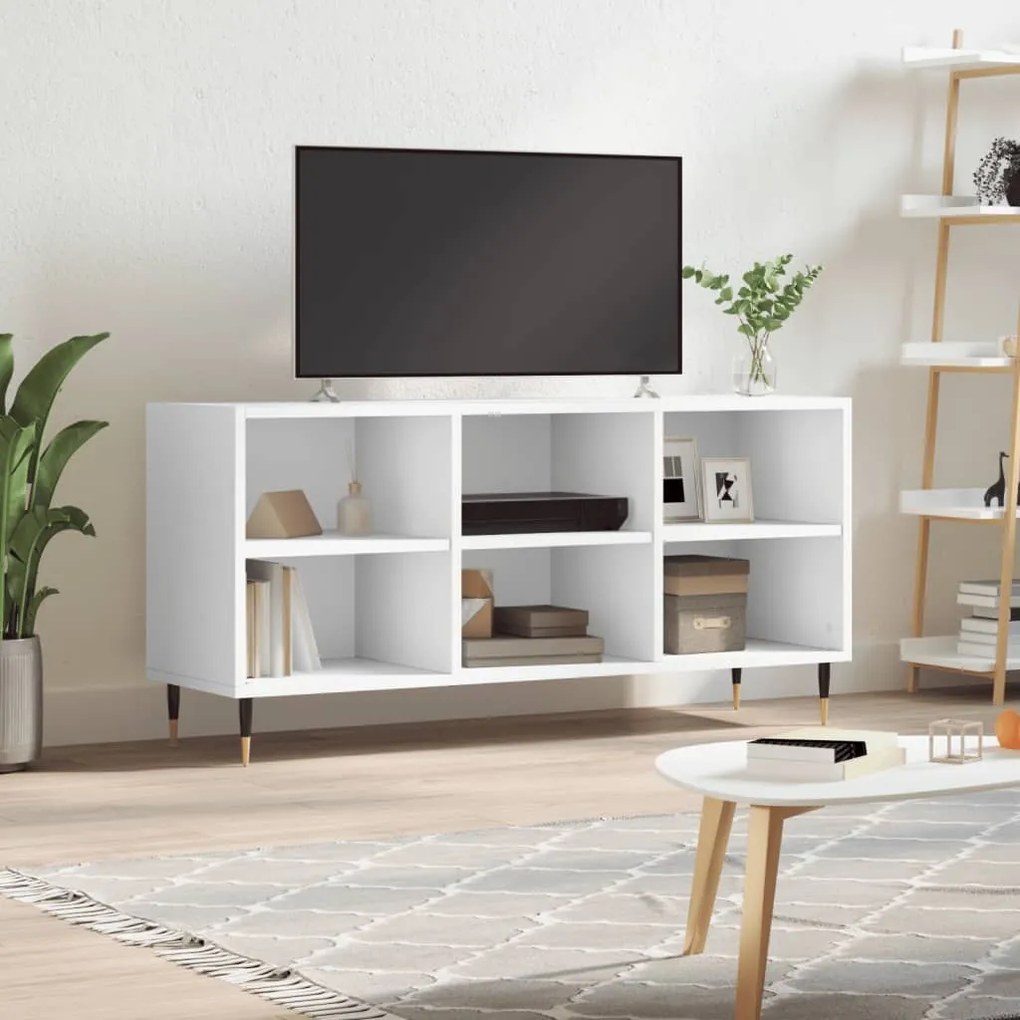 vidaXL TV skříňka bílá 103,5 x 30 x 50 cm kompozitní dřevo
