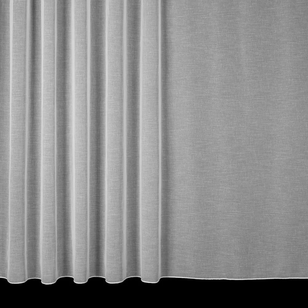 Mantis záclona polyesterový batist 517/01 bez vzoru, s olůvkem, bílá, výška 280cm (v metráži)