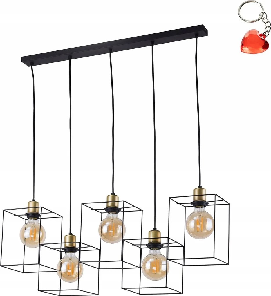 Závěsná lampa nad stůl E27 60W moderní Cayo 4198 Tk Lighting Dárek