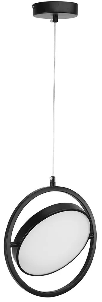 Toolight Toolight, LED závěsné svítidlo 26cm, 5W, 4000K, APP1790-CP, černá, OSW-06067