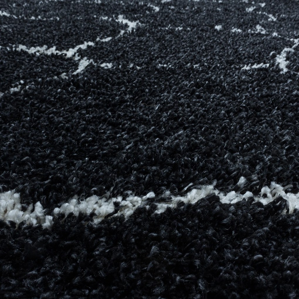Ayyildiz Kusový koberec SALSA 3201, Antracitová Rozměr koberce: 160 x 230 cm