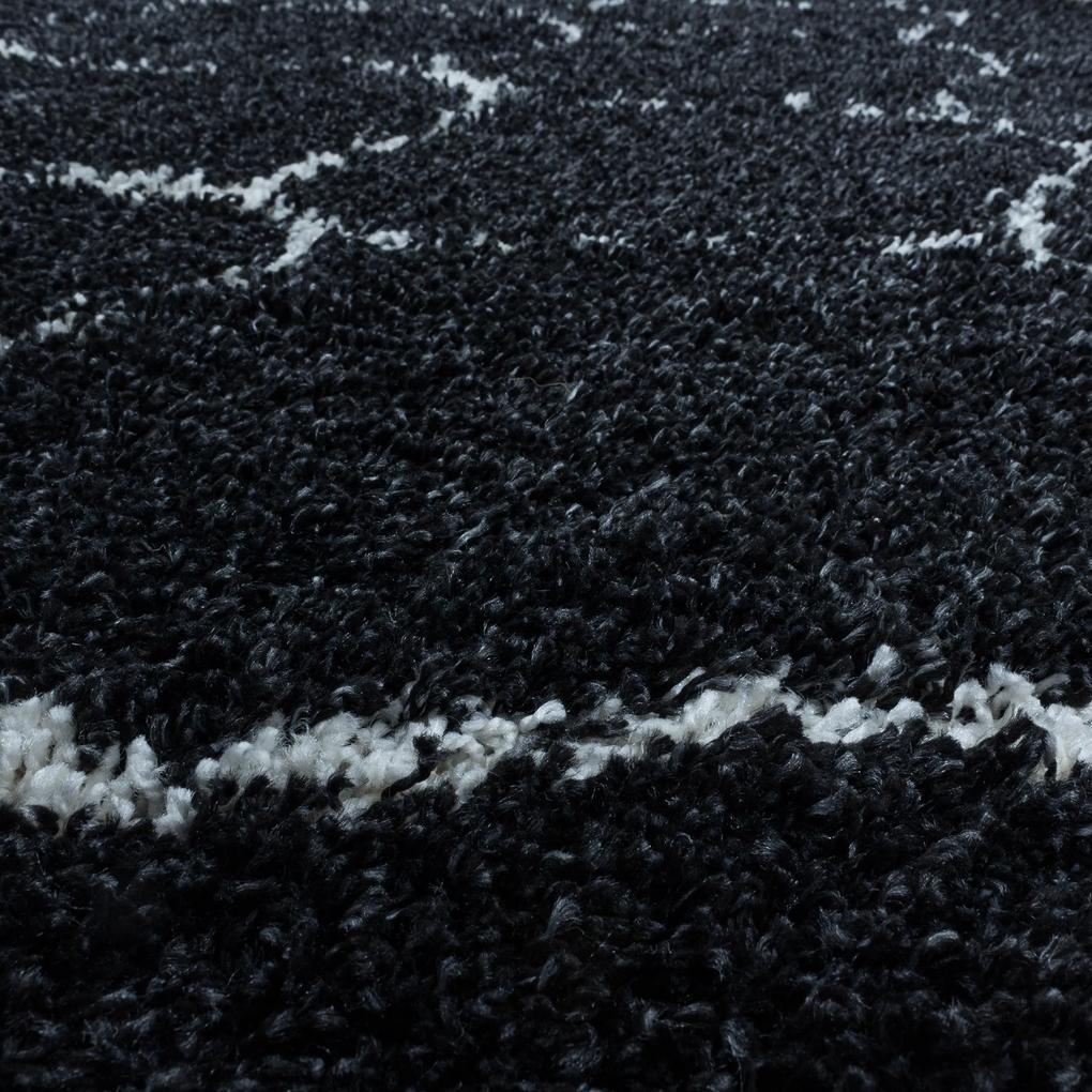 Ayyildiz Kusový koberec SALSA 3201, Antracitová Rozměr koberce: 240 x 340 cm
