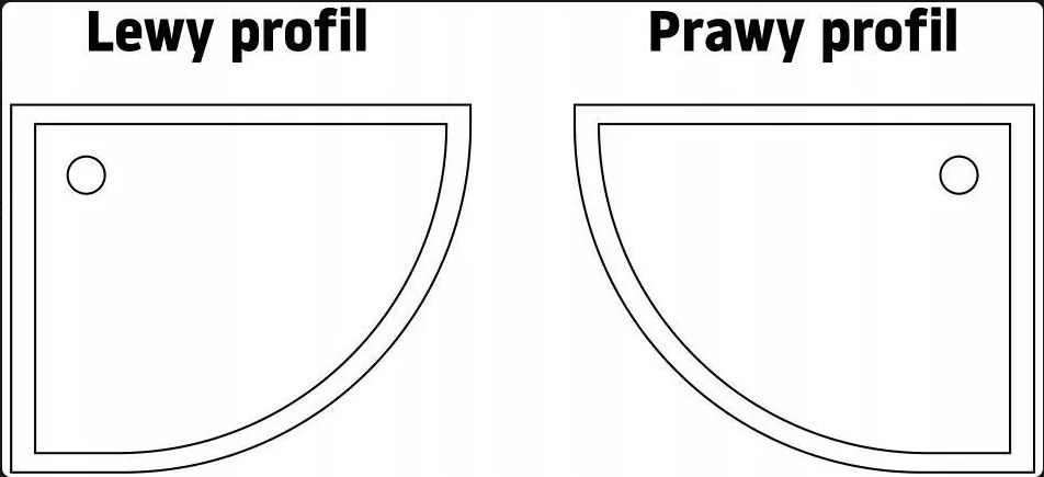 Rea Look, čtvrtkruhová sprchová kabina 100x80x190 cm, levá verze + bílá sprchová vanička, REA-K7900