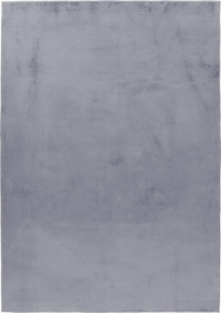 Ayyildiz, Kusový koberec Pouffy 5100 Grey, 60x110, šedá, obývací pokoj