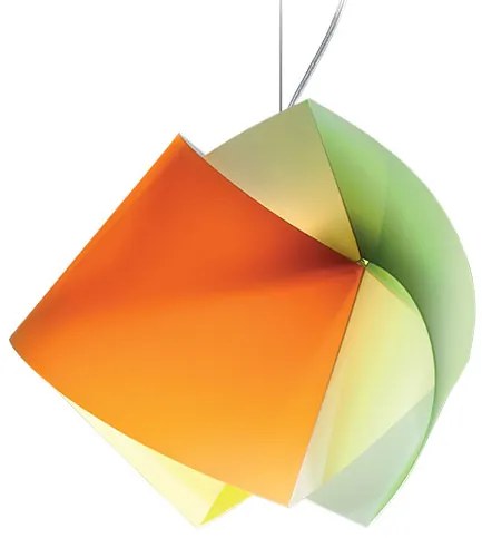 SLAMP GEMSM00MCL01T00000EU Gemmy, závěsné svítidlo z Lentiflexu, multicolor, 1x75W, šírka 42cm