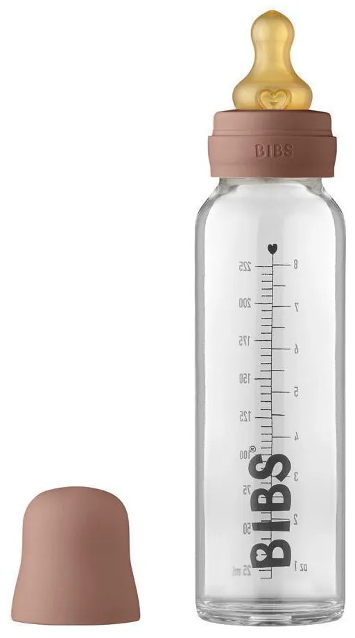 Bibs Baby Bottle skleněná láhev 225 ml Sage