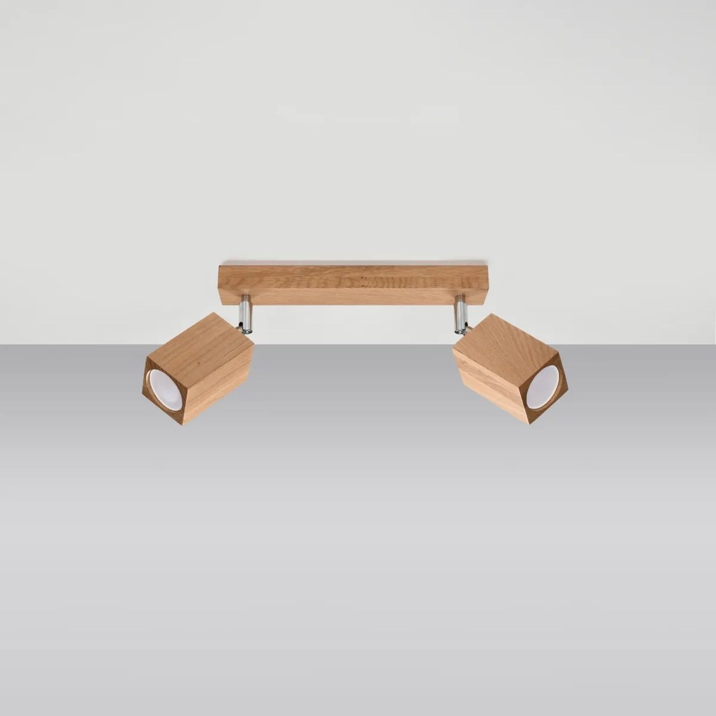 Sollux Lighting Stropní svítidlo KEKE 2 dub
