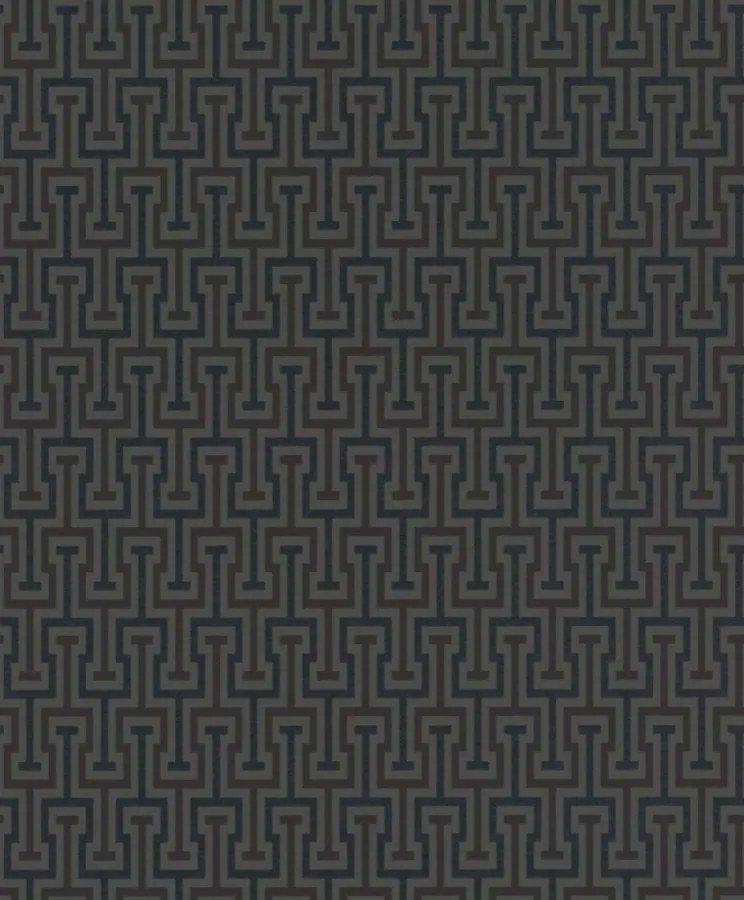 Luxusní vliesová tapeta 525359 geometrická, černá, šedá / Vliesové tapety na zeď Vanity Fair (0,53 x 10,05 m) Rasch