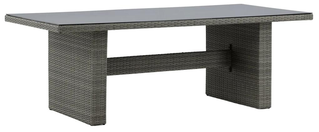 Jídelní stůl Padova, šedý, 200x100
