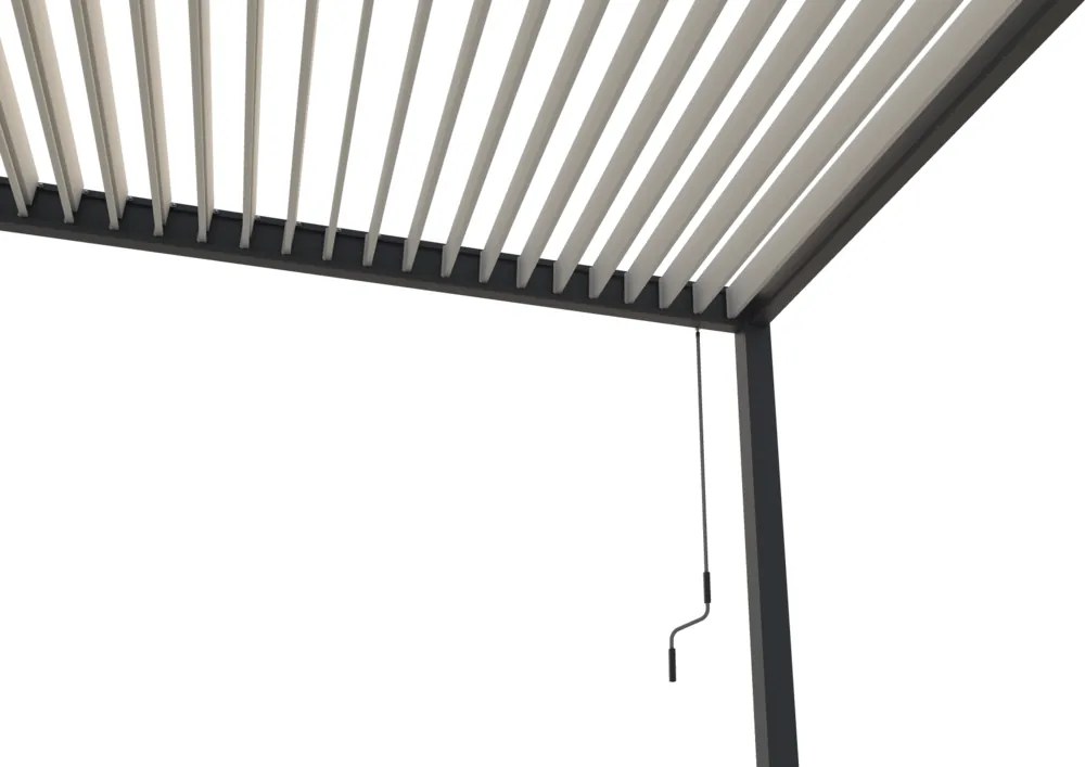 Bioklimatická pergola INTRO NEO 4x3 m volně stojící Rojaplast