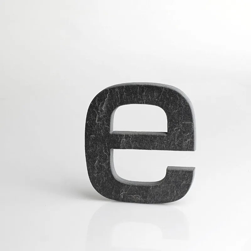 Domovní číslo popisné břidlice styl Euromode písmeno e KATEON