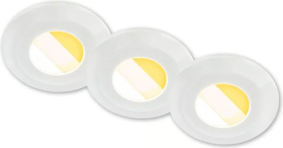 Briloner 7589036-SADA 3xLED Stm koup podh svíti KLIRA 3xLED/4,9W/230V IP44 bílá