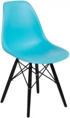 Židle DSW, sky blue (Černá)