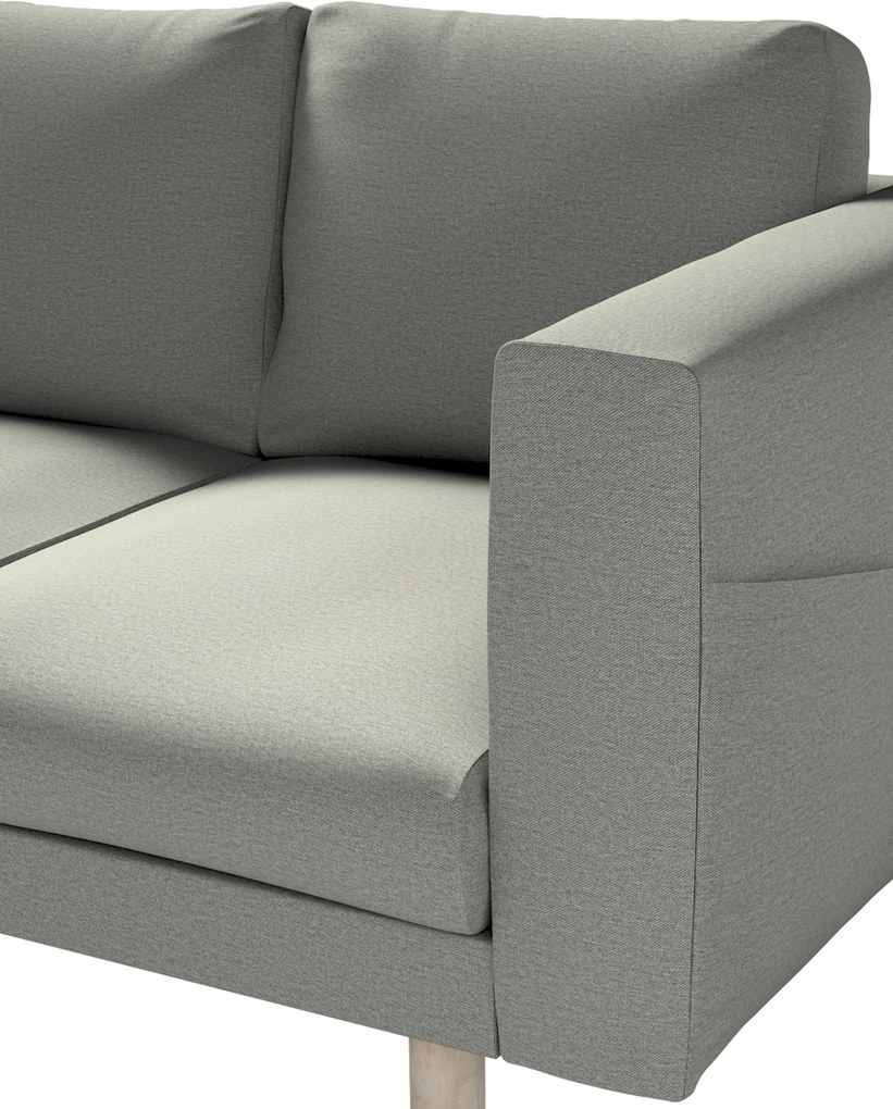 Potah na pohovku IKEA Norsborg 3-místná barva šedá látka pletený vzor