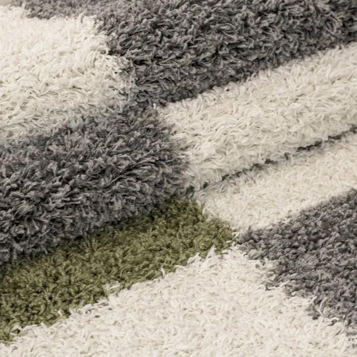 Vopi | Kusový koberec Gala shaggy 2505 green - 100 x 200 cm