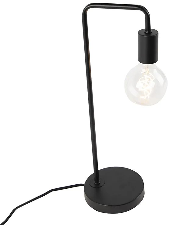Moderní stolní lampa černá - Facil