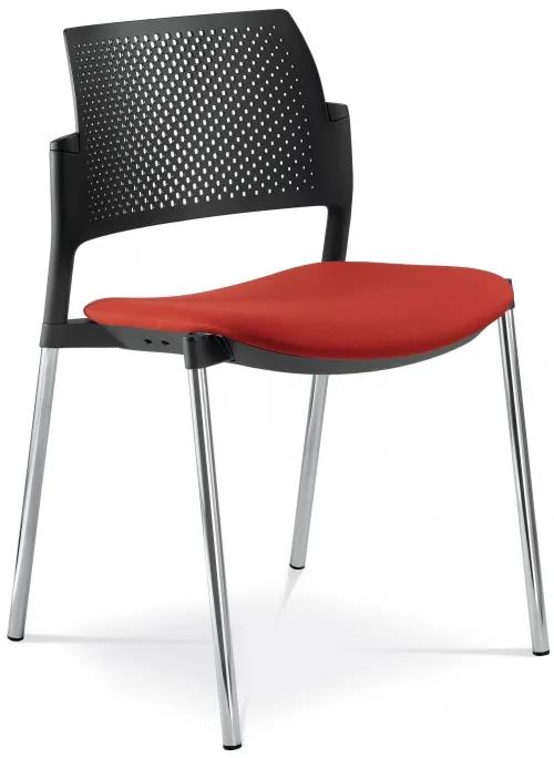 LD seating Dream+ 100-BL-N4 - Konferenční židle  - koženka modrá