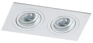 Podledové svítidlo Caro 2 Square bílé