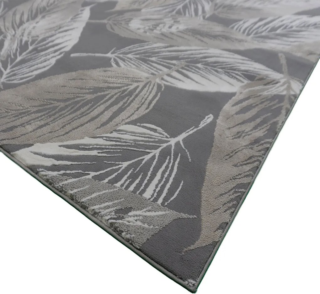 BE Koberec Zurich 1925 BEIGE GREY - šedý obdélníkový Rozměr: 60x100 cm