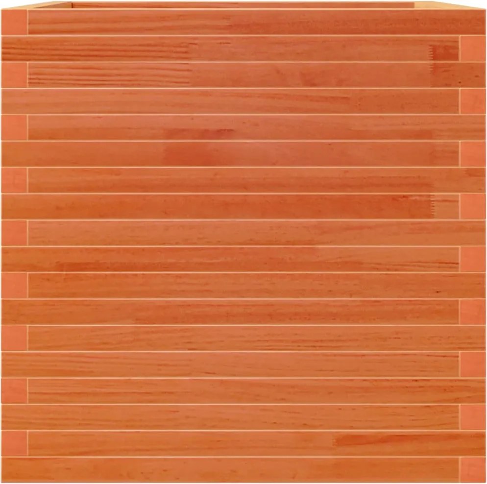 Zahradní truhlík voskově hnědý 70x70x68,5 cm masivní borovice 3282476