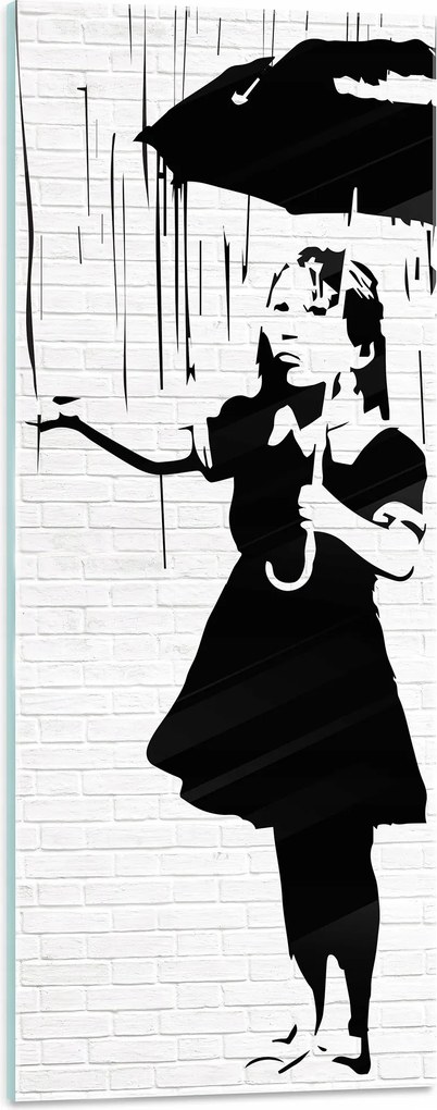 Skleněný obraz Umění banksy modern 125x50