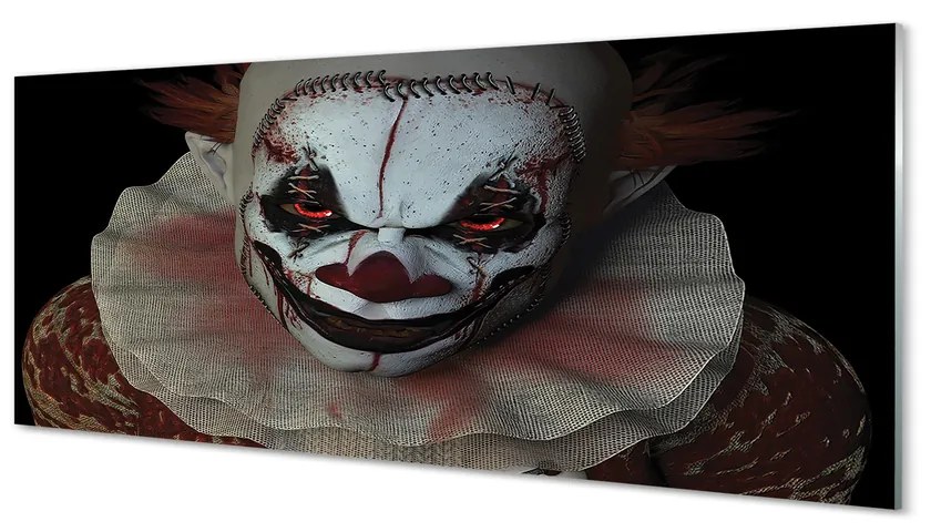 akrylový obraz Scary clown 120x60 cm