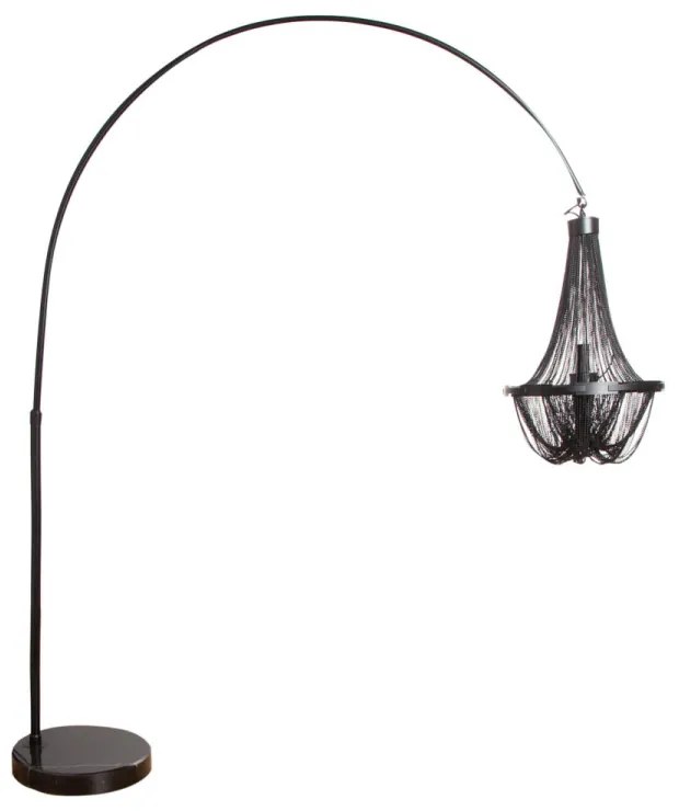 Designová stojanová lampa Kingdom 170 - 210 cm černá