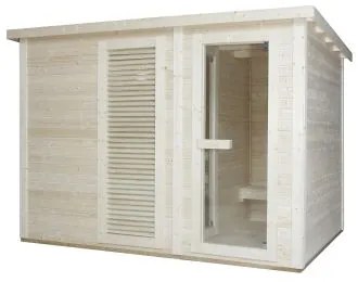 RAKOUSKÝ produkt - Venkovní sauna VAASA pro 4-6 osob, 310x230x219,5 cm ( F30310 )