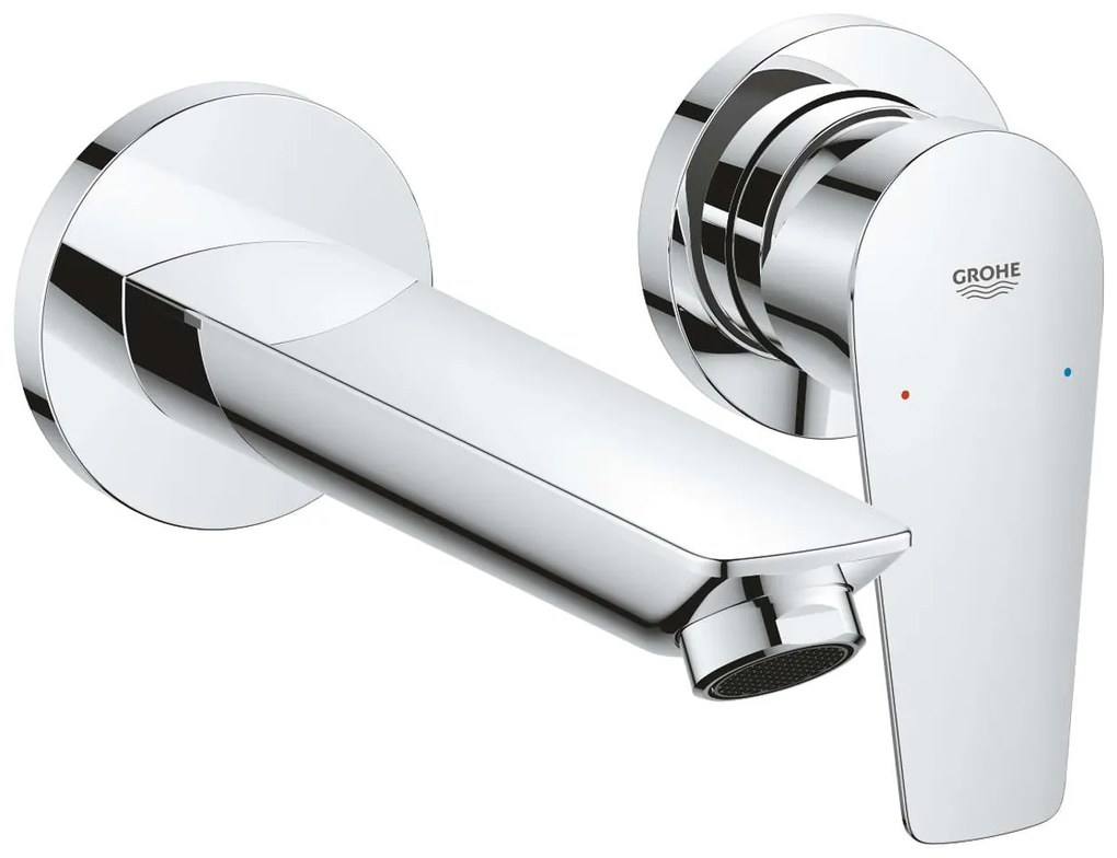 Grohe BauEdge - Umyvadlová baterie pod omítku, 2-otvorová instalace, chrom 20474001