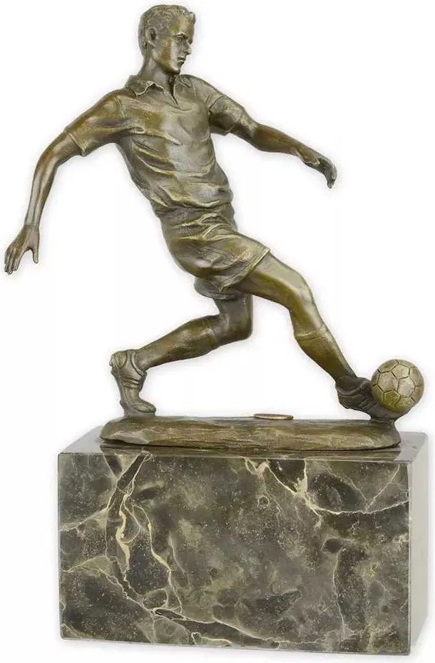 Bronzová socha - Fotbalista