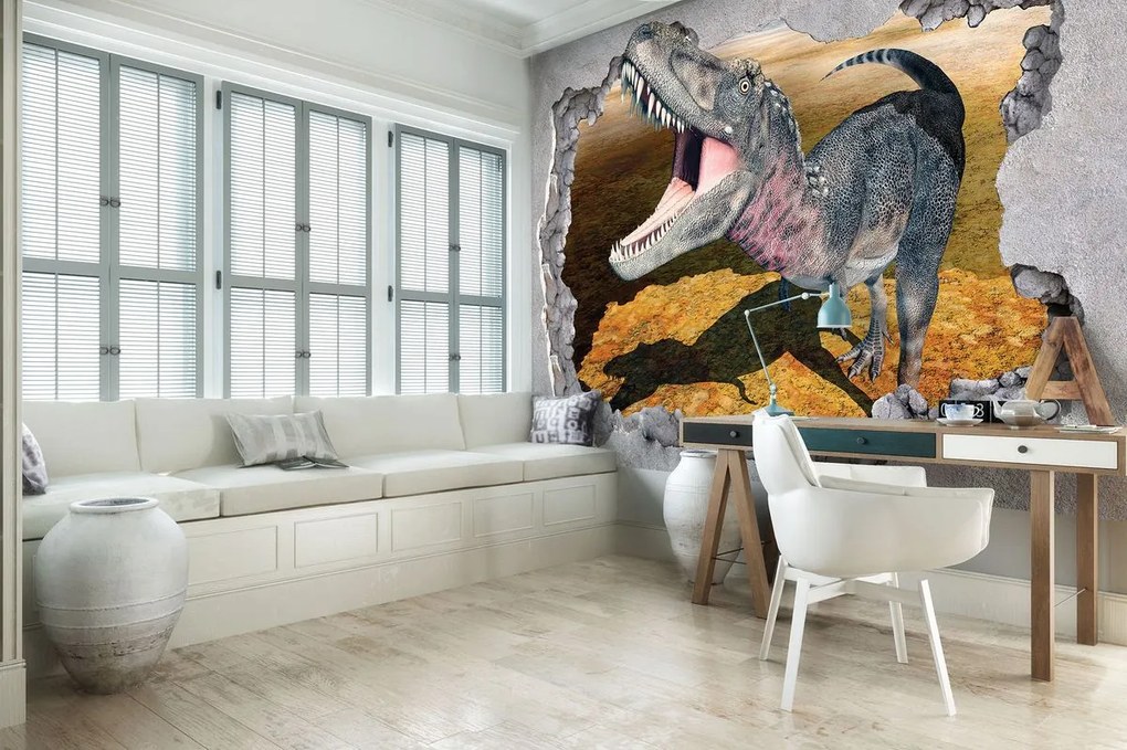 Fototapeta - Díra - dinosaurus (152,5x104 cm)