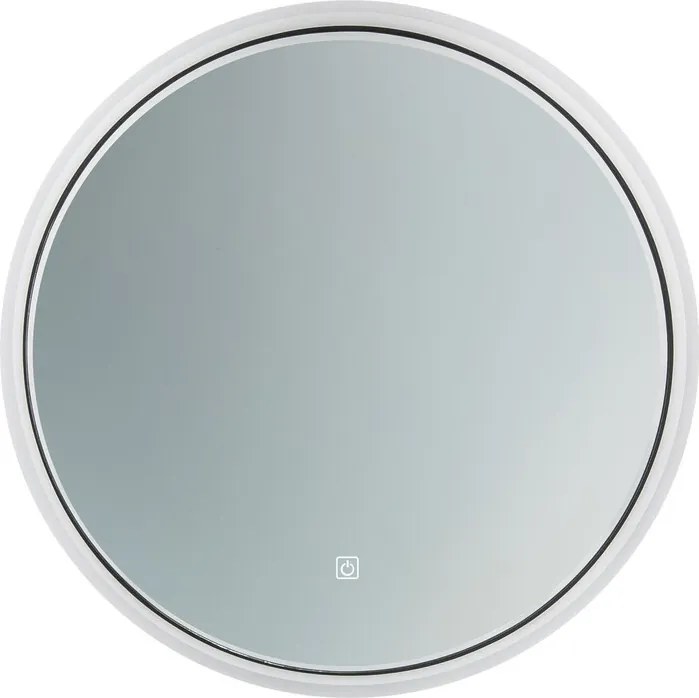 Dotykové nástěnné zrcadlo s LED osvětlením ORION 80 cm černé