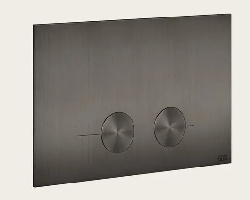 Ovládací tlačítko Gessi kov černý bronz mat 54611.707