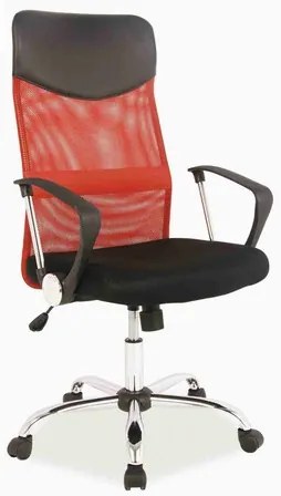Židle kancelářská Q-025 červená