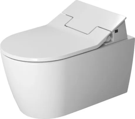 DURAVIT ME by Starck - závěsný klozet s hlubokým splachováním 370 × 570 mm vč. úpravy HygieneGlaze, včetně upevnění Durafix, pouze ve spojení se SensoWash, včetně připojovacích prvků pro SensoWash se skrytým připojením