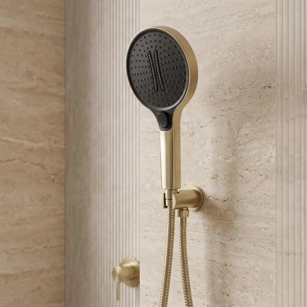 Rea, Sprchová hlavice REA JS-033 Brush Gold, REA-03907
