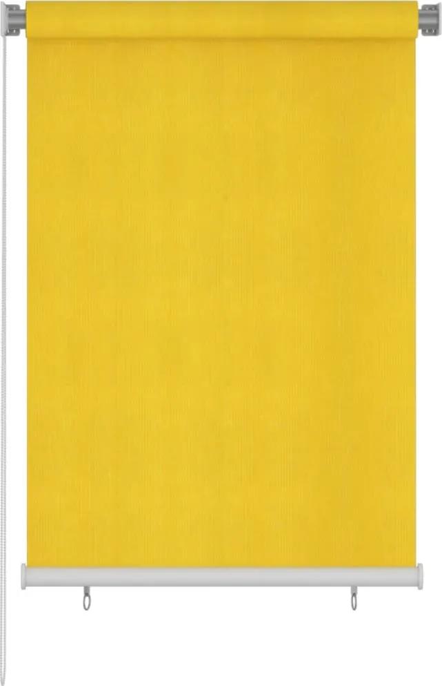 vidaXL Venkovní roleta 100 x 140 cm HDPE [312863] Barva: Žlutá
