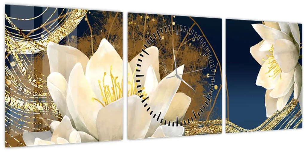 Obraz - Koláž (s hodinami) (90x30 cm)