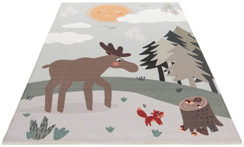 Obsession, Kusový koberec My Greta 627 Moose, 115x170, vícebarevná, dětský pokoj