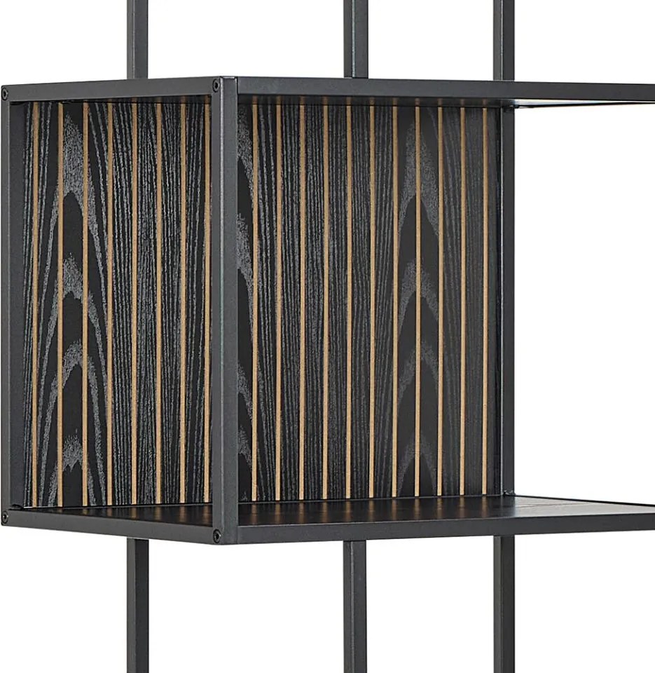 Knihovna SEAFORD I 185 cm černá