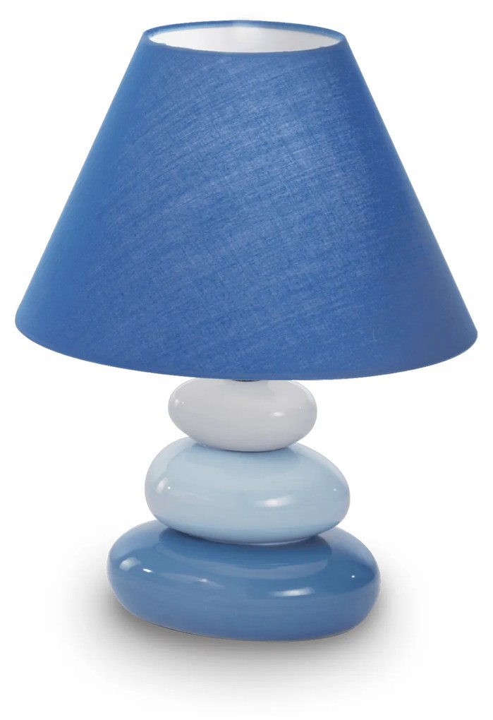 Stolní lampa Ideal lux 035031 K2 TL1 BLU 1xE14 40W Lampy a lampičky na noční stolek