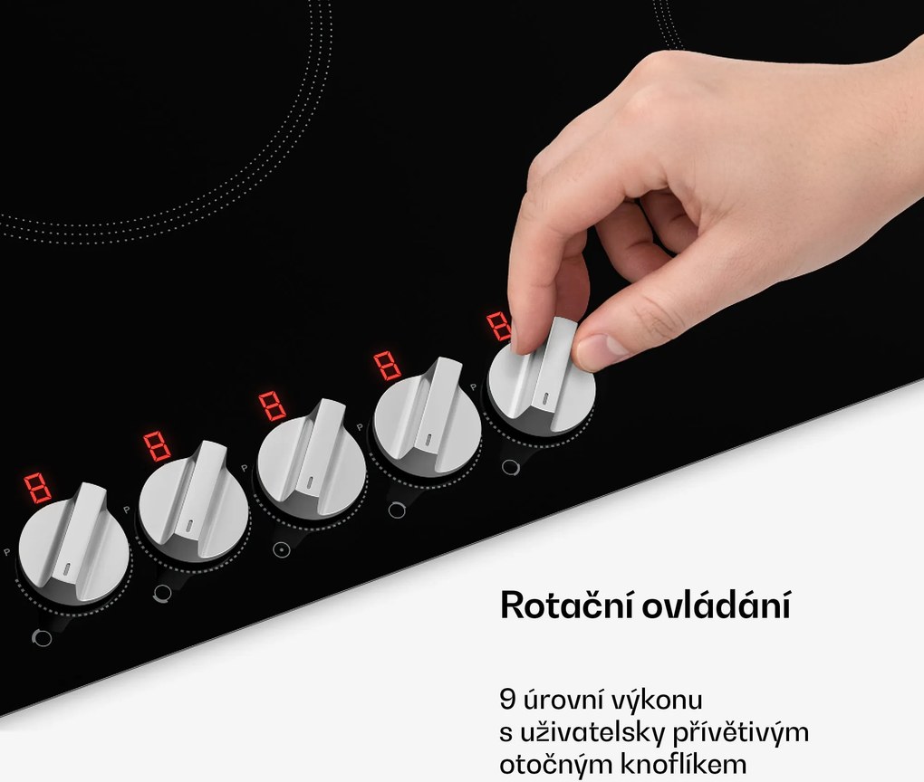 Klarstein Kochheld indukční varná deska | Elegantní a výkonná | 5 varných zón | 8700 W | 90 cm