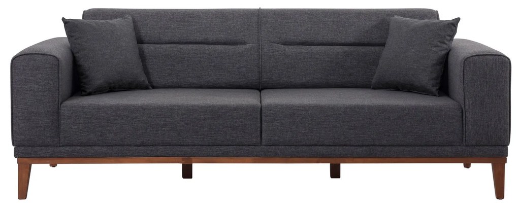 Hanah Home Pohovka LIONES s odkládacím stolkem antracitová 223 cm