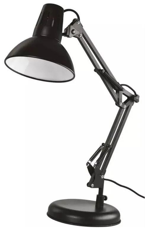 Černá stolní lampa (výška 46 cm) Dustin – EMOS