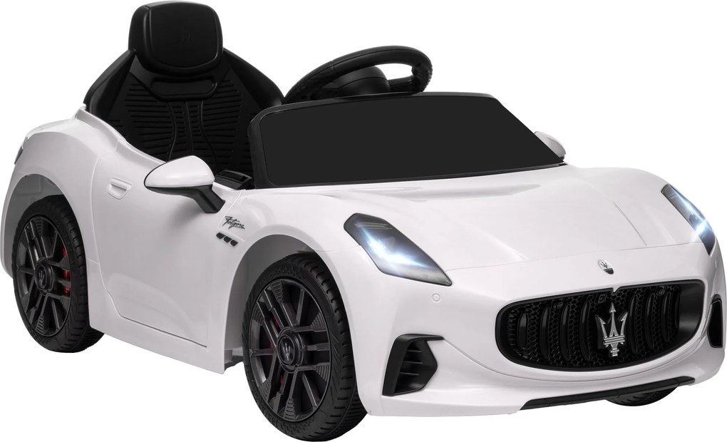 Dětské elektrické auto AIYAPLAY 3+ let Maserati Gran Turismo Folgore s 2 výkonnými motory, 12V baterie, rychlost 3-5 km/h, dálkové ovládání 2.4G, svě…