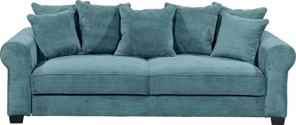 XXXLutz ROZKLÁDACÍ POHOVKA, textil, azurová modrá MID.YOU - Rozkládací pohovky - 002220047320